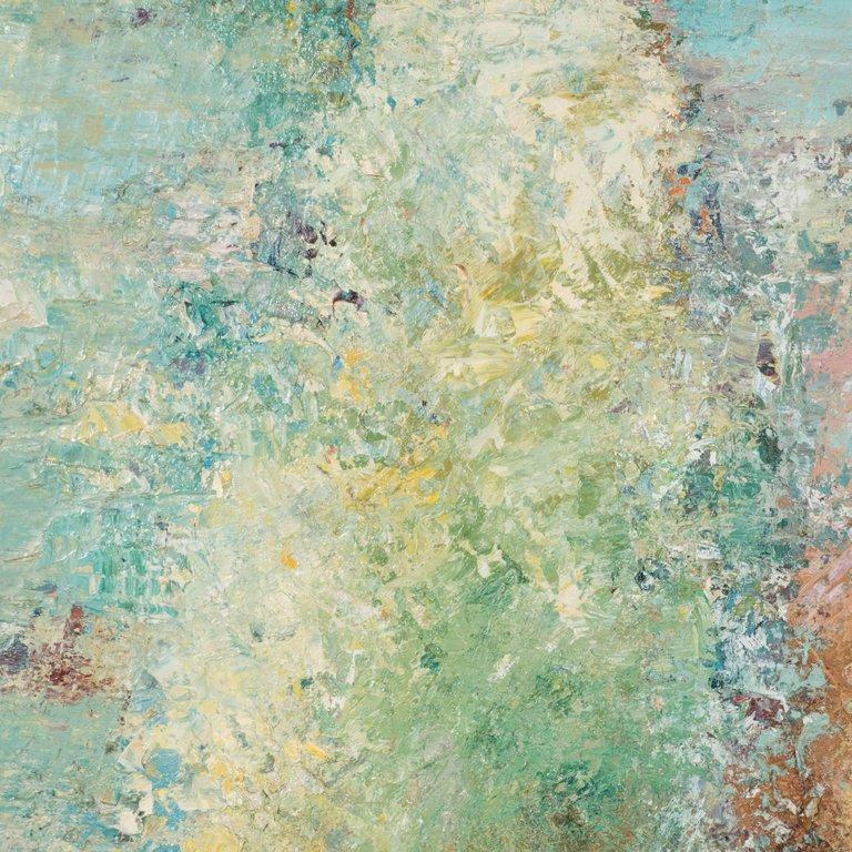 Marilyn Levin - Stunning Modernist Oil on Canvas Abstract Triptych Painting For Sale at 1stDibs