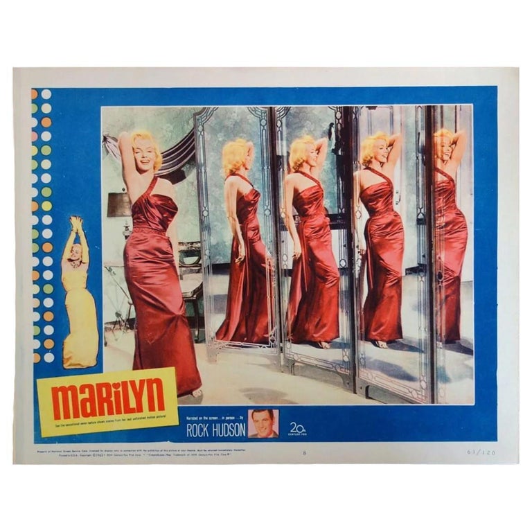 Marilyn Monroe Promo, Unframed Poster, 1963 For Sale at 1stDibs