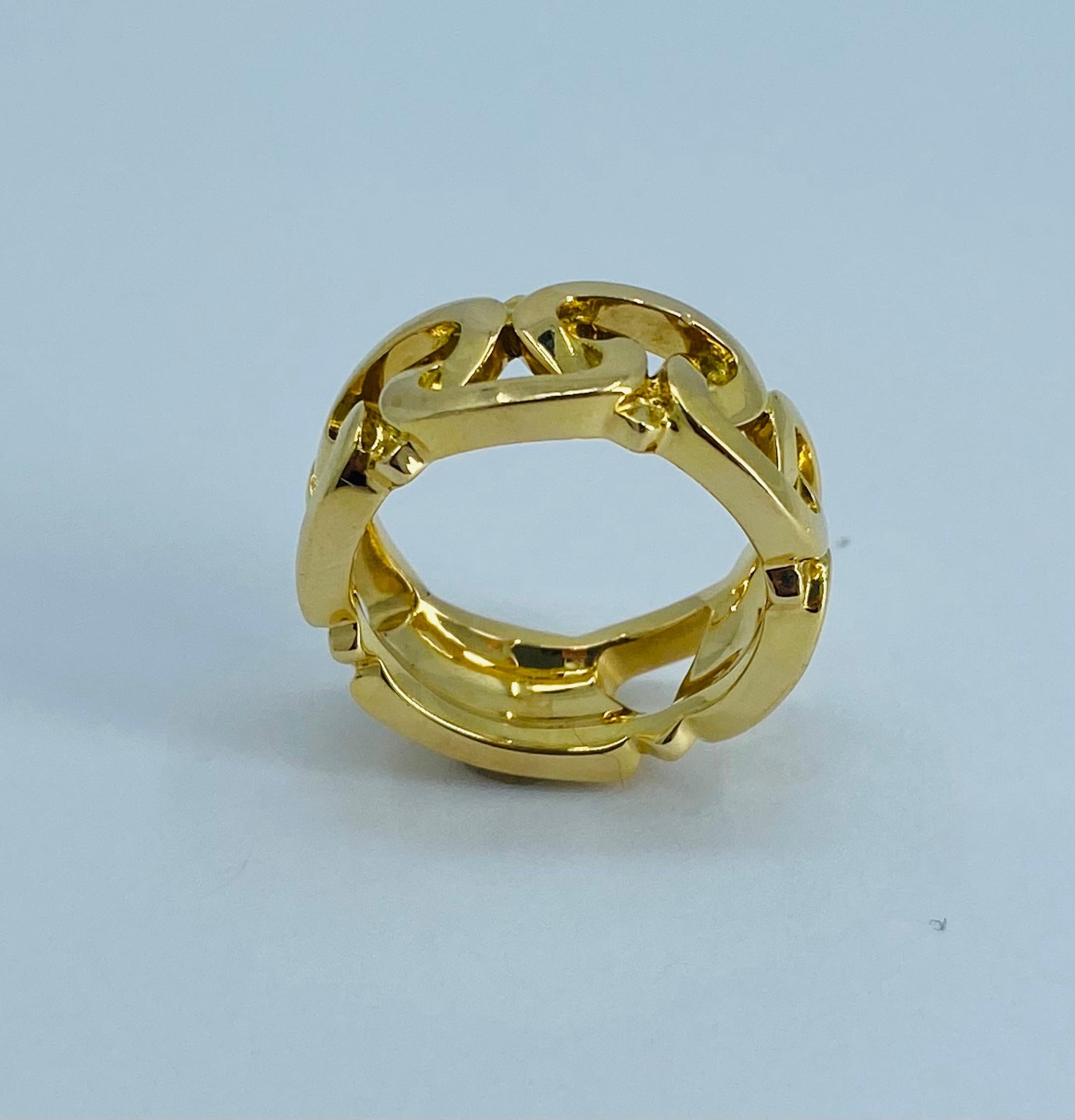 Marina B Gold Band Ring For Sale at 1stDibs