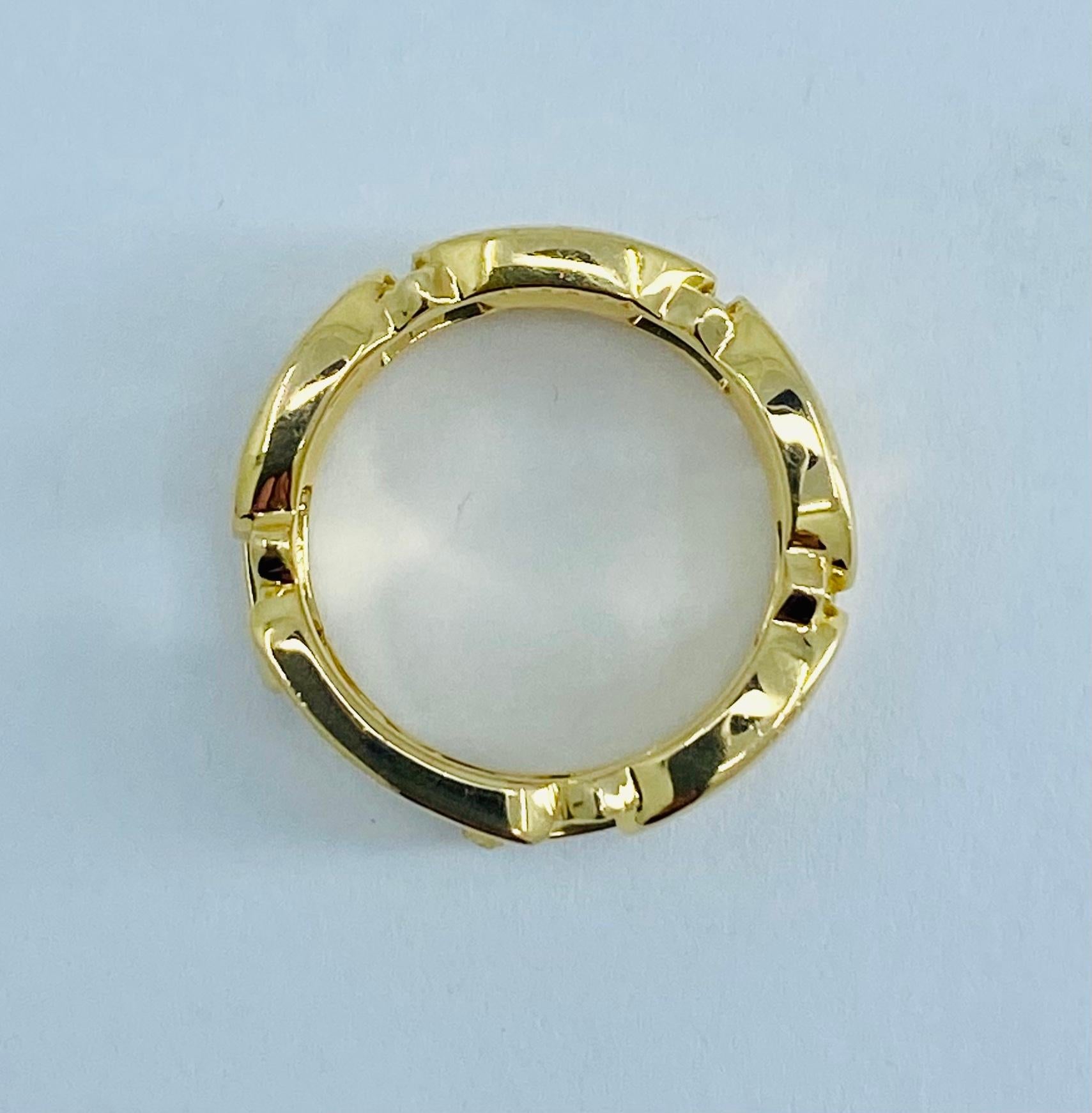 Marina B Gold Band Ring For Sale at 1stDibs