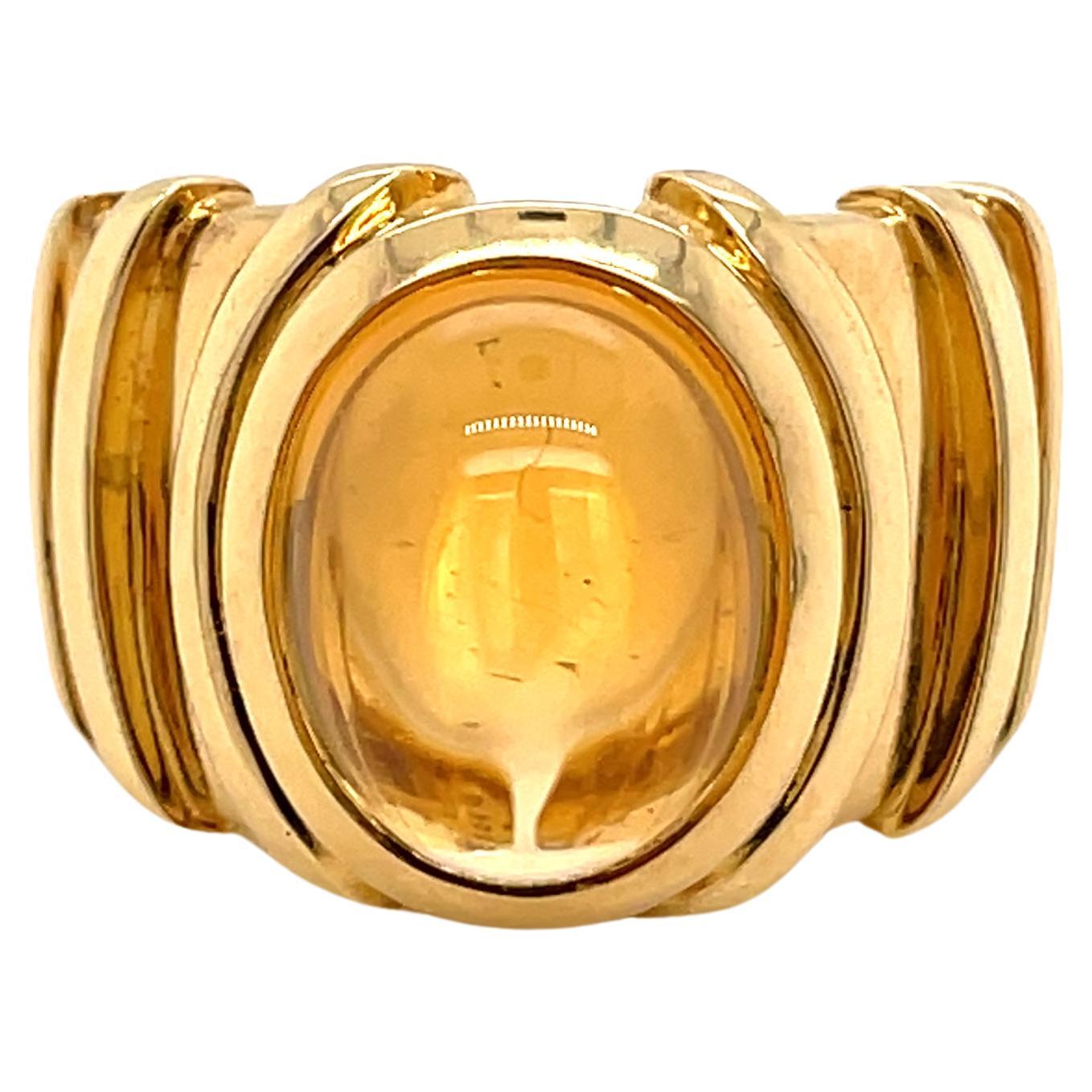 Marlene Stowe Step Cut Citrine Large Gold Ring at 1stDibs Marlene Stowe Step Cut Citrine Large Gold Ring at 1stDibs