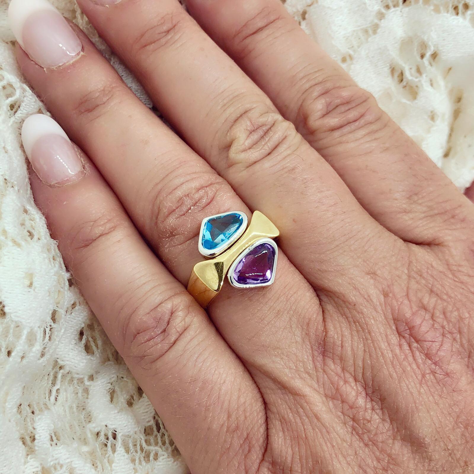 Marina B. Semi-Precious 4-in-1 Ring For Sale at 1stDibs