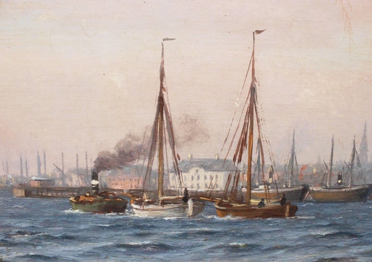 Marine Painting, Copenhagen by Johan Neumann at 1stDibs