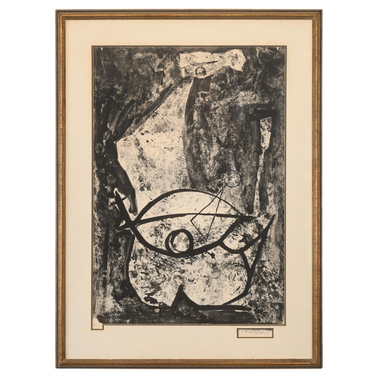 Marino Marini Lithograph "Il Miracolo", 1975 For Sale at 1stDibs