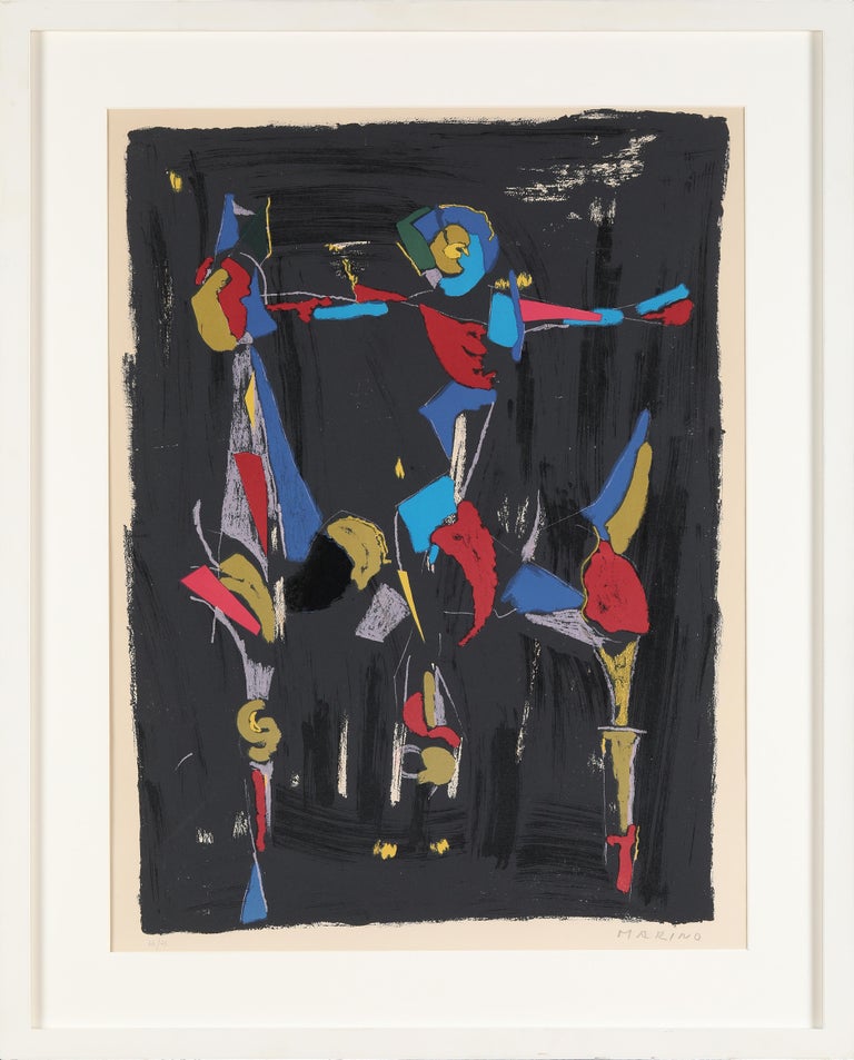 Marino Marini - Abstract Color Lithograph by Marino Marini, signed and ...