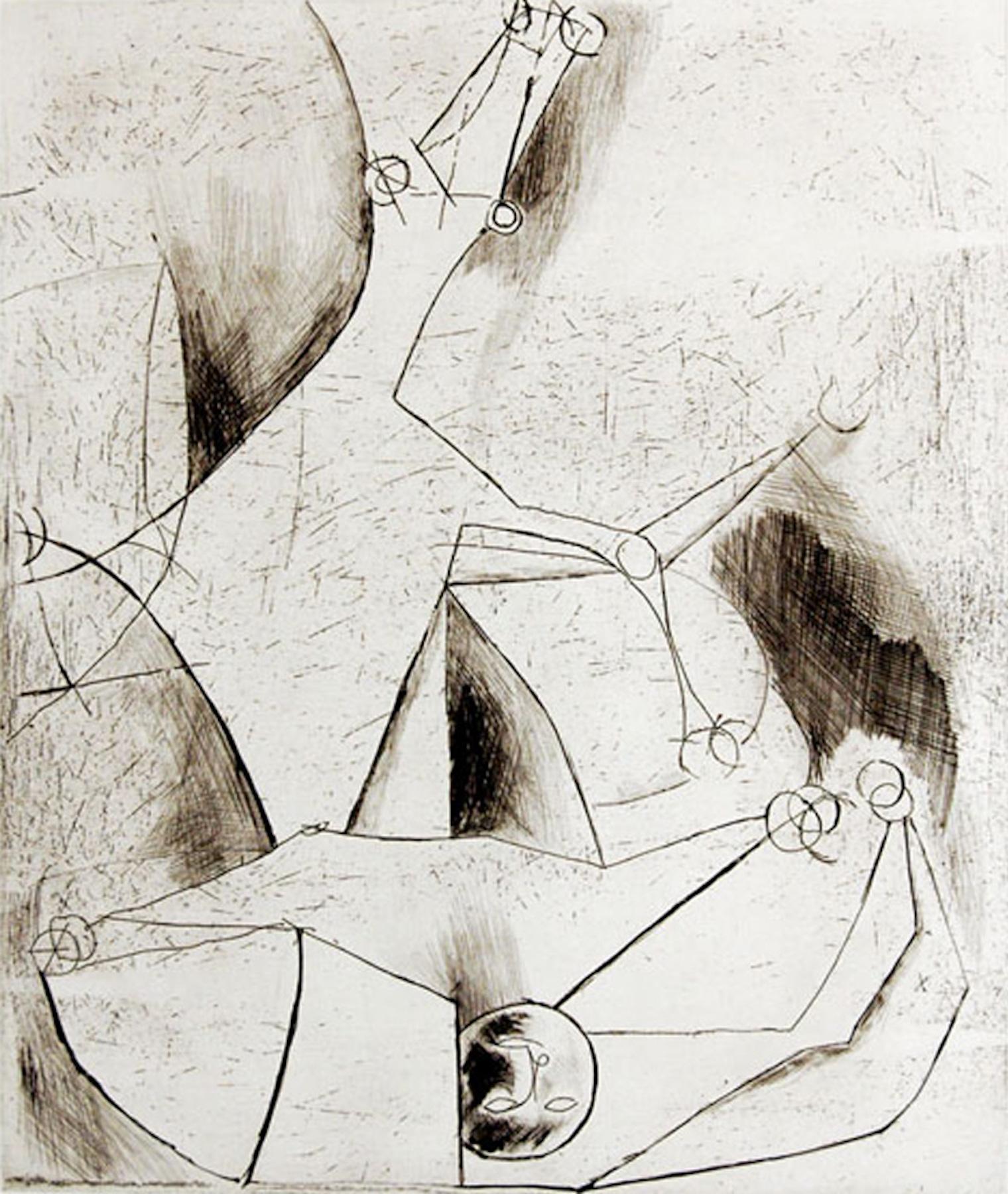 Marino Marini - Miracle - Original Etching by Marino Marini - 1951 at ...