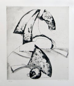 Marino Marini - Miracle - Original Etching by Marino Marini - 1951 at ...