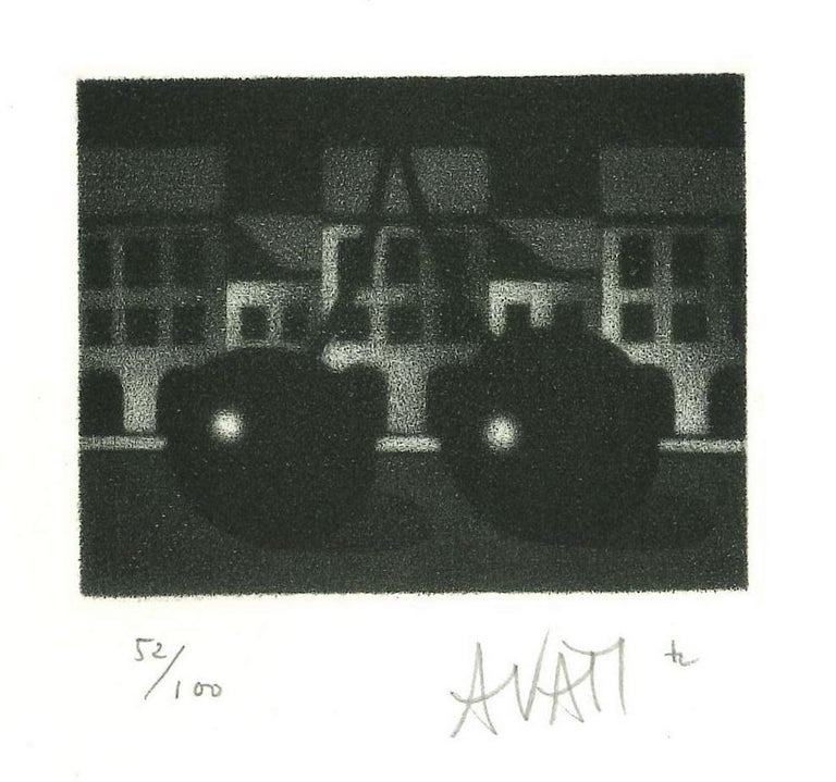 Mario Avati - Cherry - Etching on Paper by Mario Avati - 1960s For Sale ...