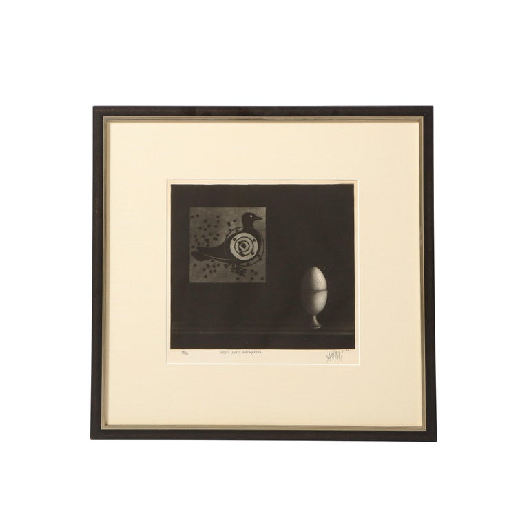 Mario Avati - Nature morte au coquetier For Sale at 1stDibs