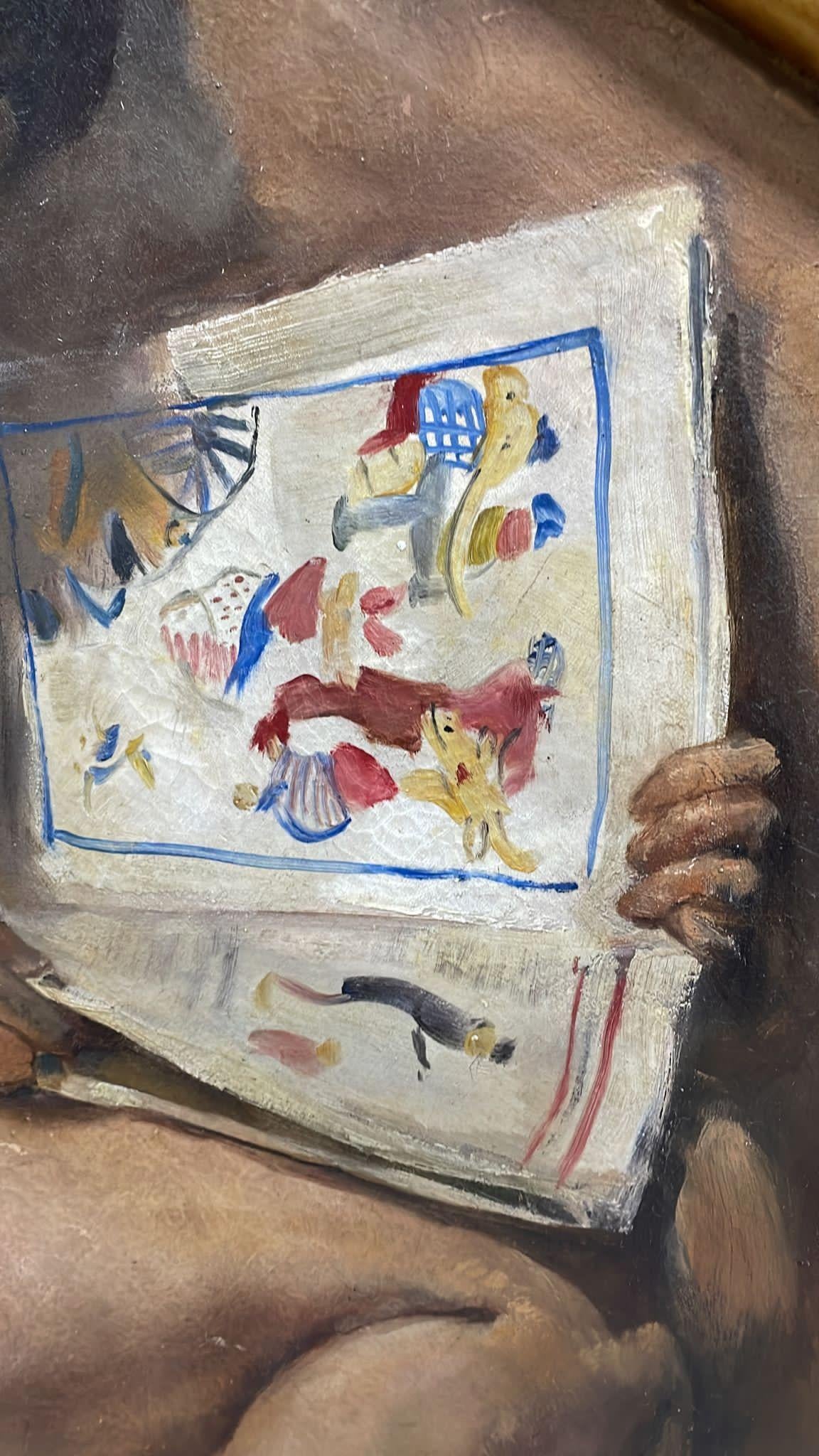 Mario Bacchelli - Child Reading For Sale at 1stDibs