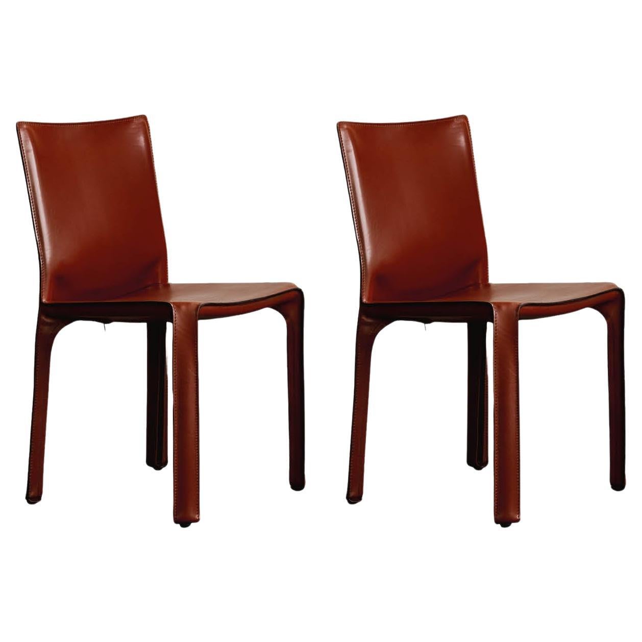 Mario Bellini "CAB 412” Dining Chairs for Cassina, 1978, Set of 6 For ...