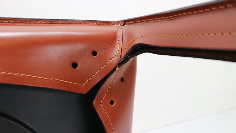 Mario Bellini "Cab-413" Set of 10 Leather Armchairs for Cassina, 1980s ...