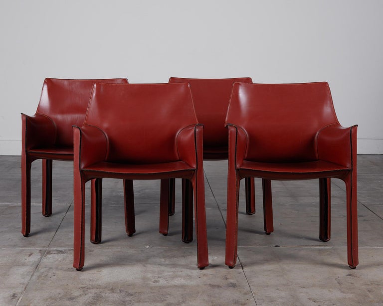Mario Bellini Cab Arm Chair for Cassina at 1stDibs