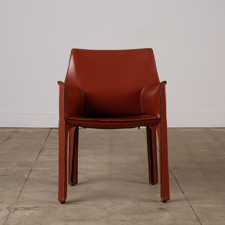 Mario Bellini Cab Arm Chair for Cassina at 1stDibs