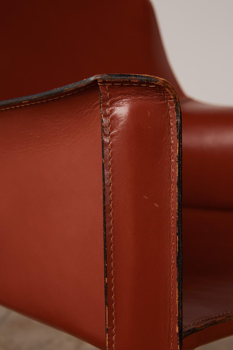 Mario Bellini Cab Arm Chair for Cassina at 1stDibs