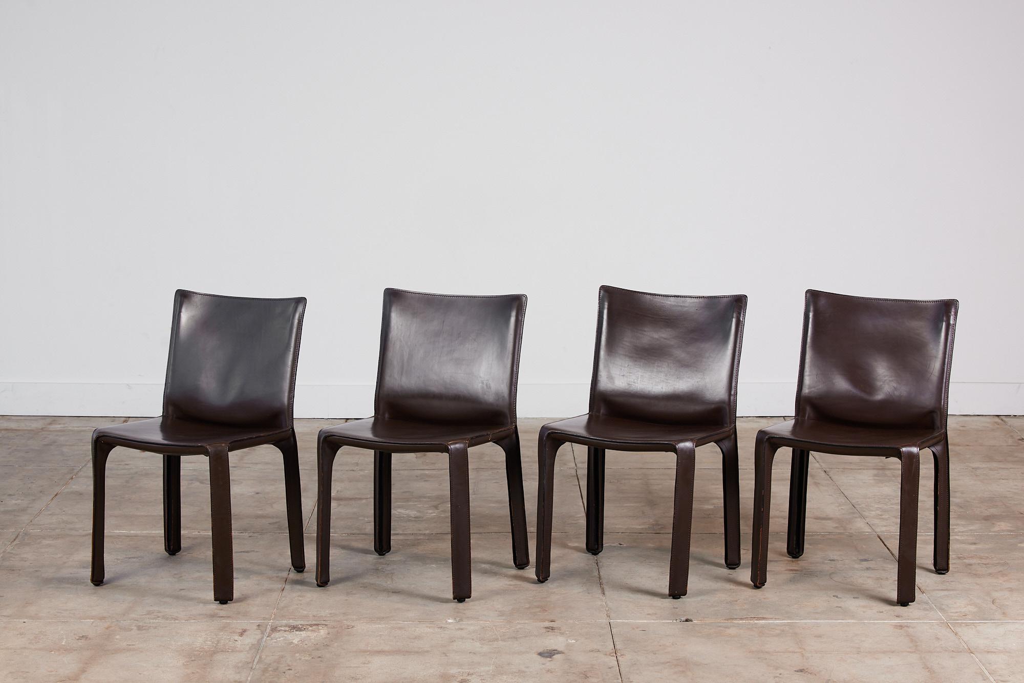 Mario Bellini Cab Dining Side Chair for Cassina For Sale at 1stDibs
