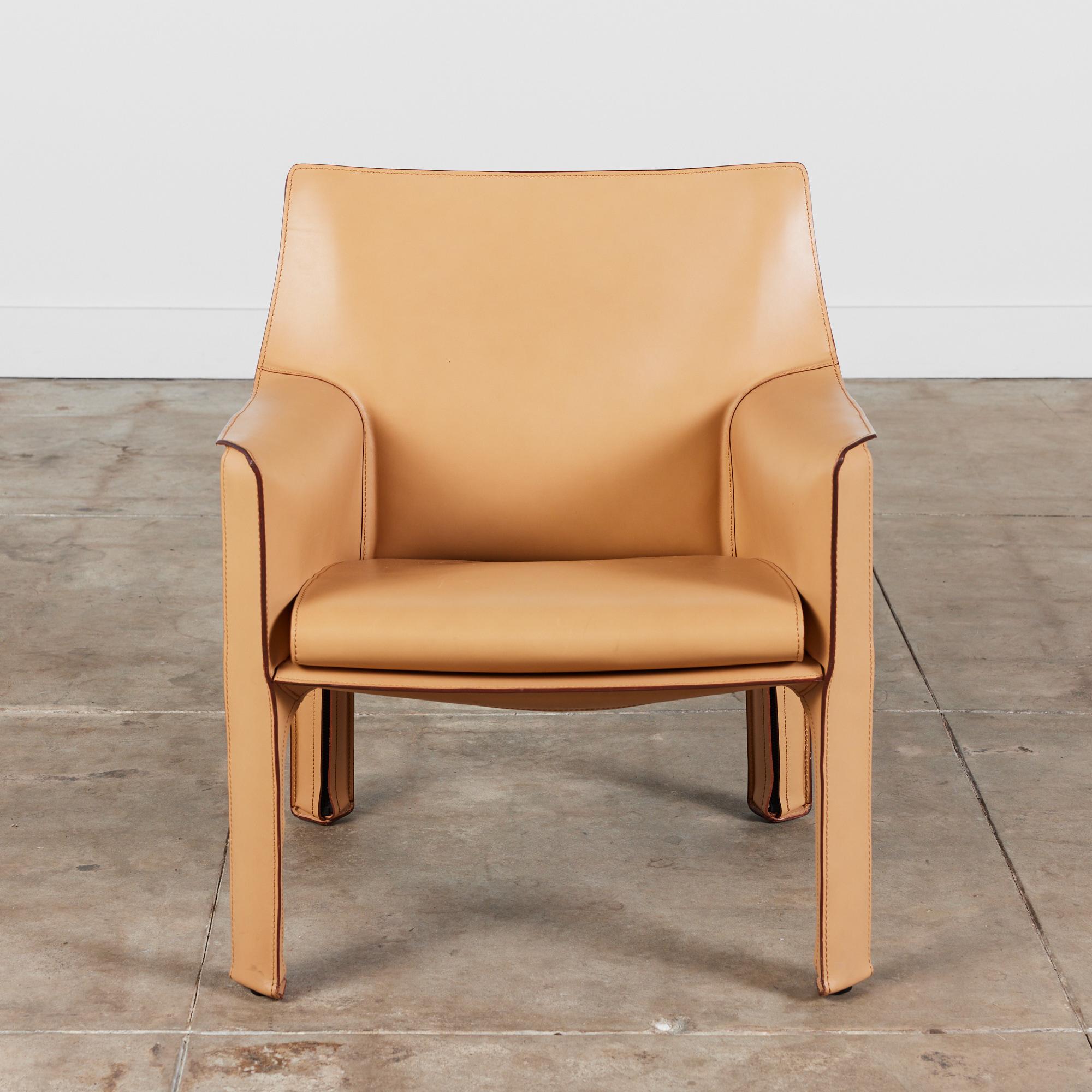 Mario Bellini Cab Lounge Chair For Cassina At 1stdibs