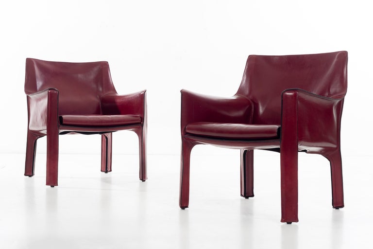 Mario Bellini Cab Lounge Chairs at 1stDibs