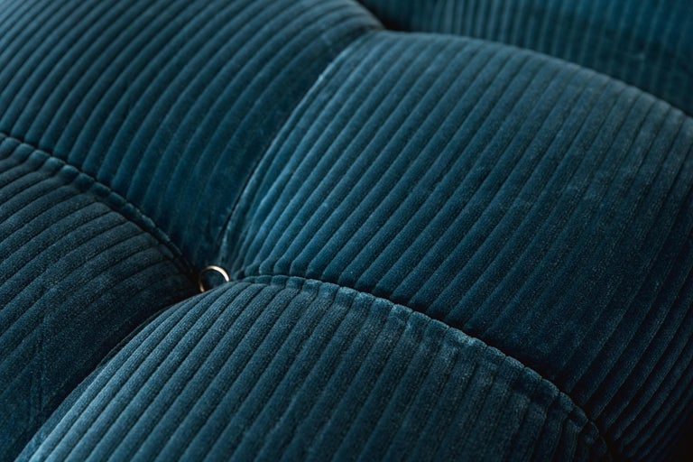 Mario Bellini "Camaleonda" Modular Sofa for B&B Italia, Blue Petrol ...