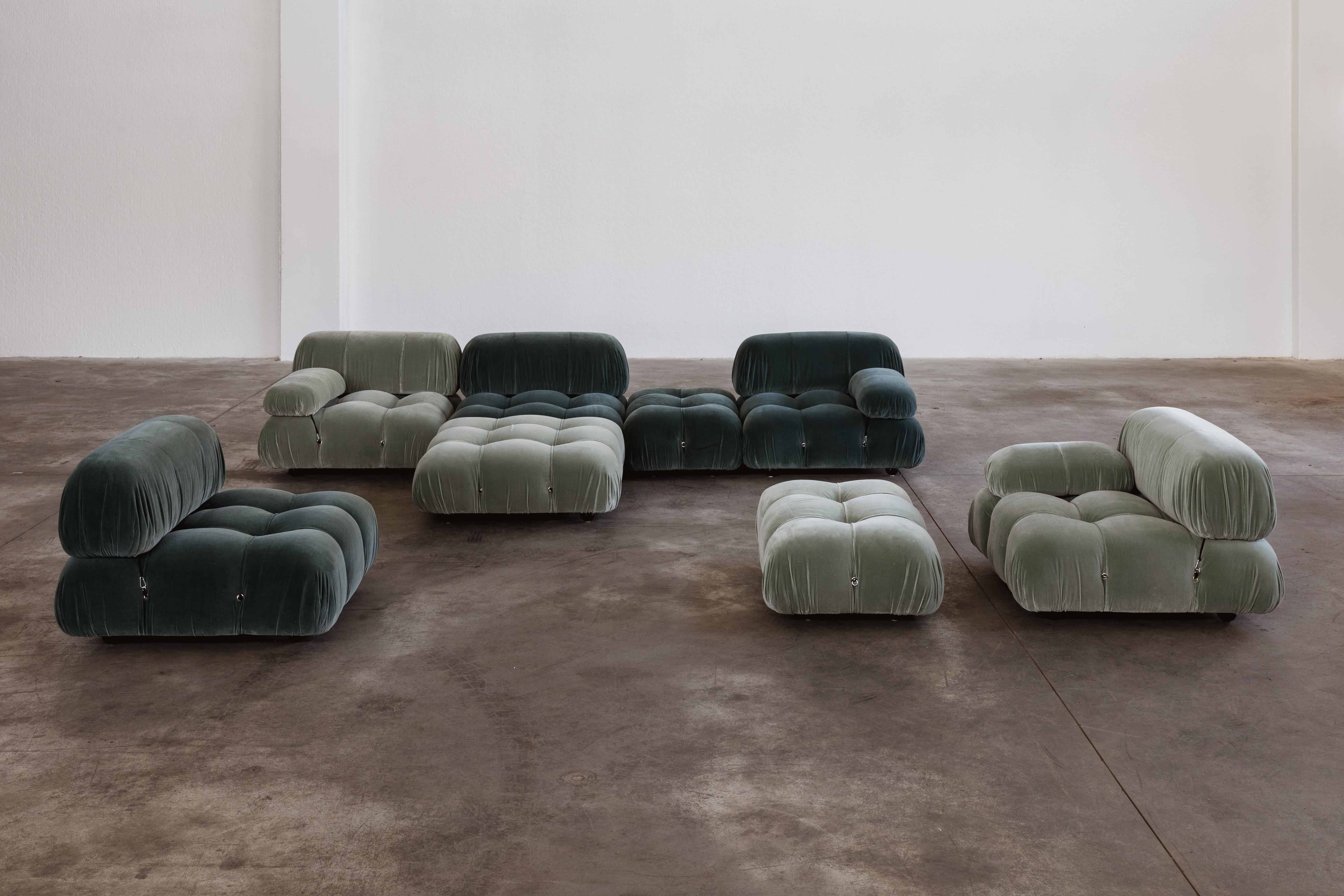 Mario Bellini "Camaleonda" Modular Sofa for B&B Italia by Rubelli, 1970 ...