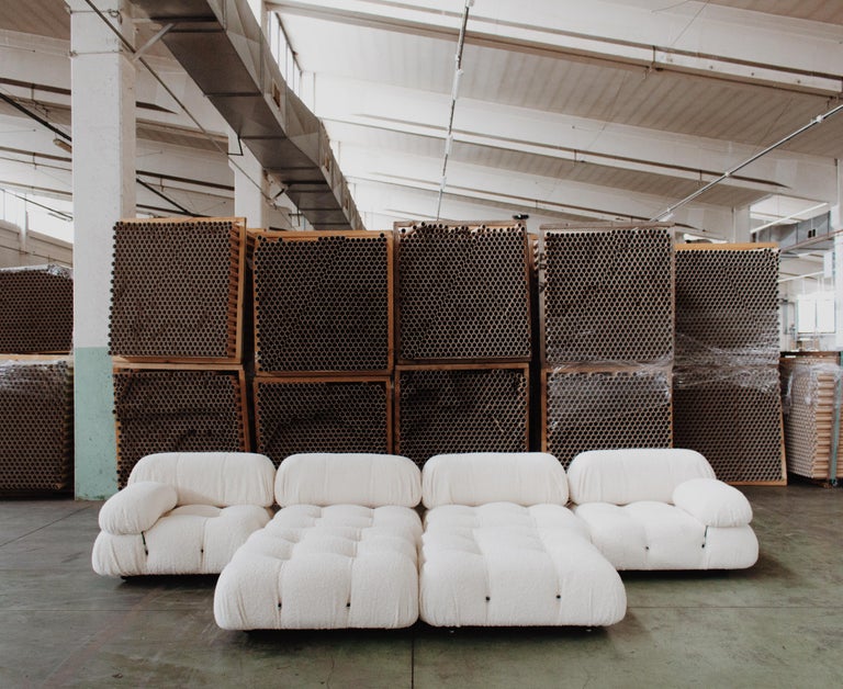 Mario Bellini, "Camaleonda". Canapé modulaire pour B&B Italia, laine ...