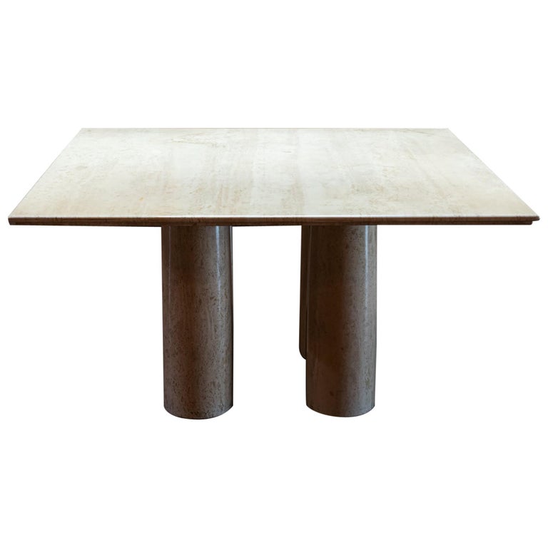 Mario Bellini Il Colonnato Dining Table in Marble, Italy, 1970s For ...