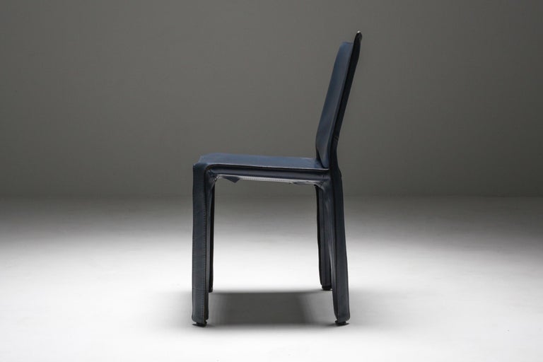 Mario Bellini's CAB Chair in Navy Blue at 1stDibs
