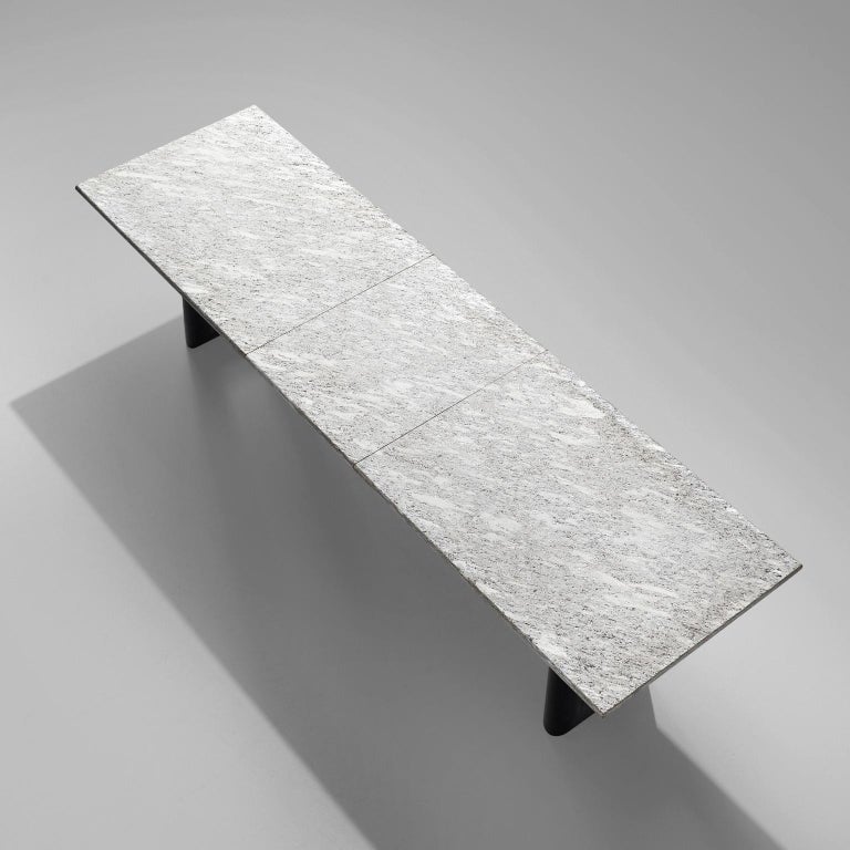 Mario Botta 'Terzo' Table with Grey Stone Top For Sale at 1stDibs