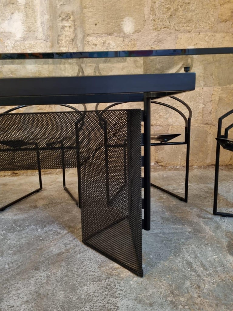 Mario Botta Vintage Dining Table and 10x Chairs Set for Alias, Italy ...
