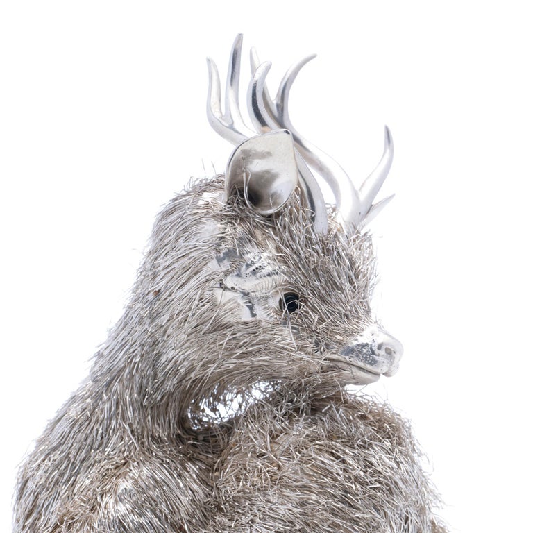 Mario Buccellati Italian 925 Sterling Silver Fallow, Deer Figurine For ...