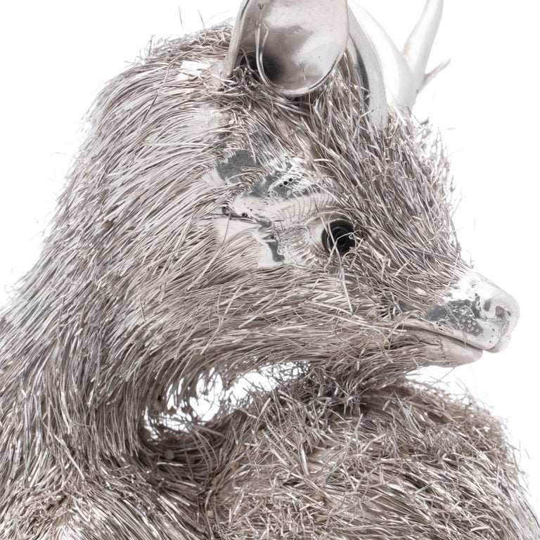 Mario Buccellati Italian 925 Sterling Silver Fallow, Deer Figurine For ...