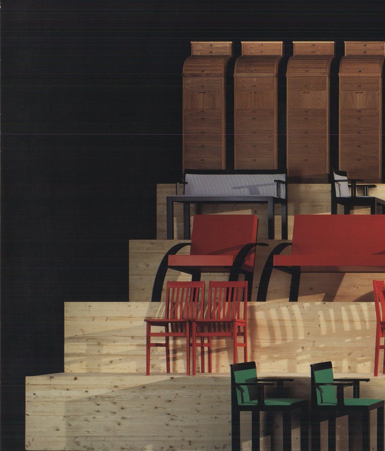 Mario Carrieri - 1990 Mario Carrieri 'Molteni&C' Photography Black, Red ...