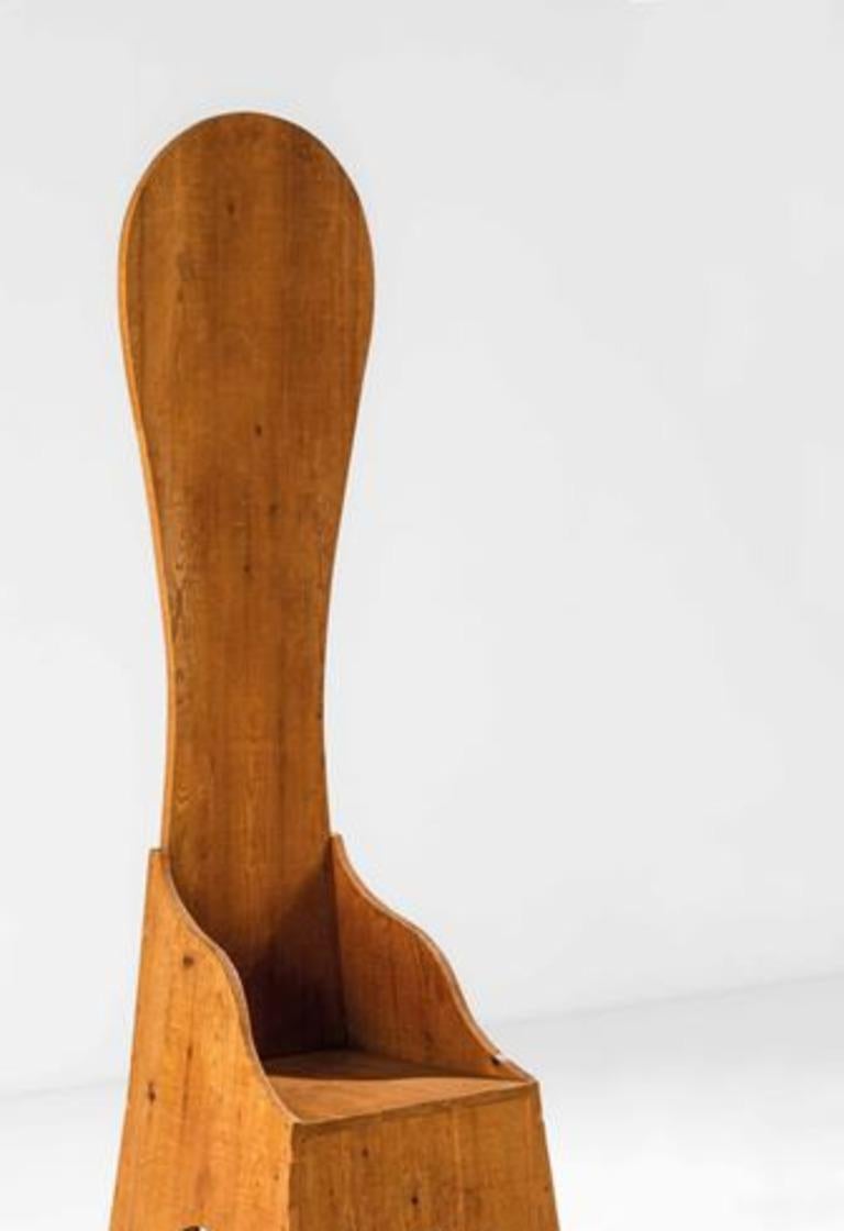 Mario Ceroli, Chair 'Sedia Alta', Mid-Century Modern, Signed, Mobili ...