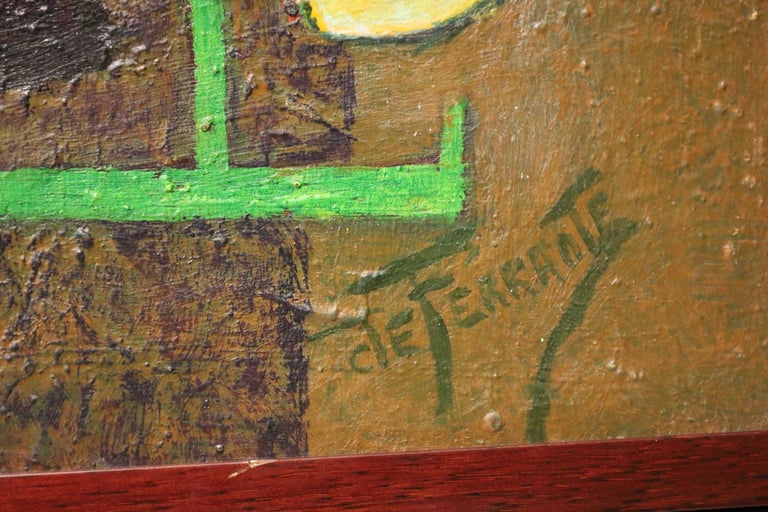 Mario De Ferrante 'Italian/American, 1898-1992' Abstraction with Visage ...