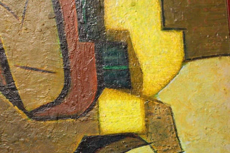 Mario De Ferrante 'Italian/American, 1898-1992' Abstraction with Visage ...