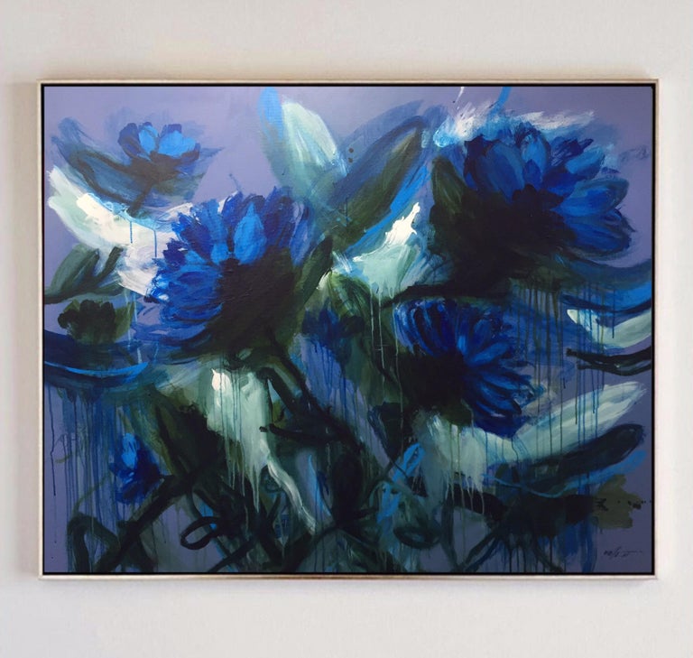 Mario Gonzalez Rodriguez - Rocio I, Oil painting , Abstract ...