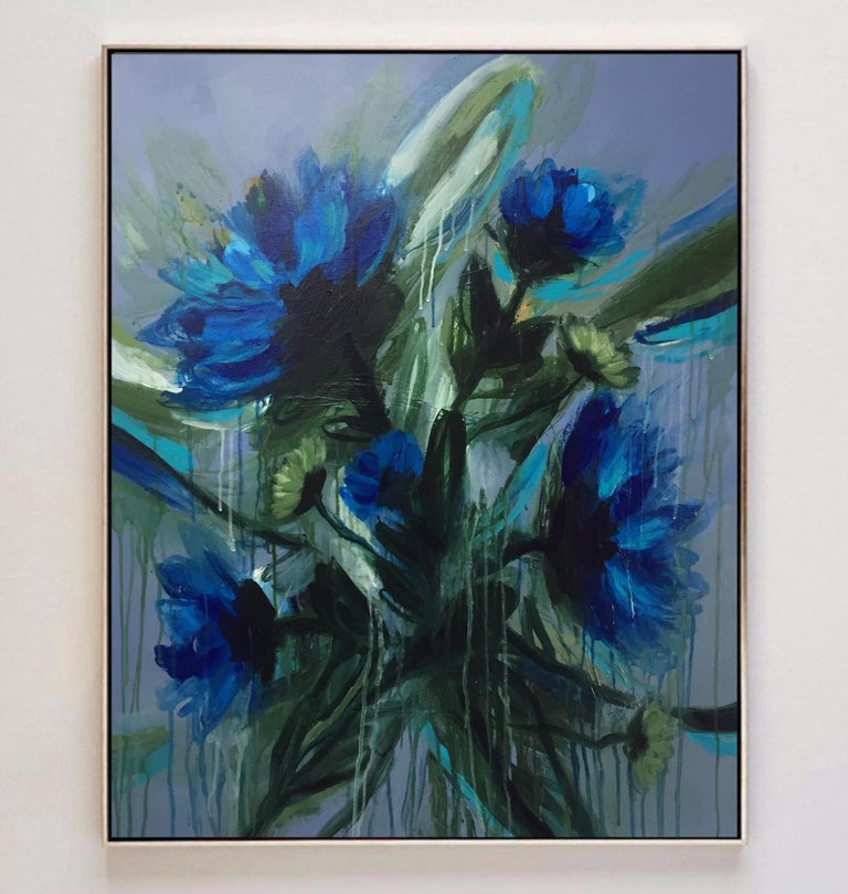 Mario Gonzalez Rodriguez - Rocio I, Oil painting , Abstract ...