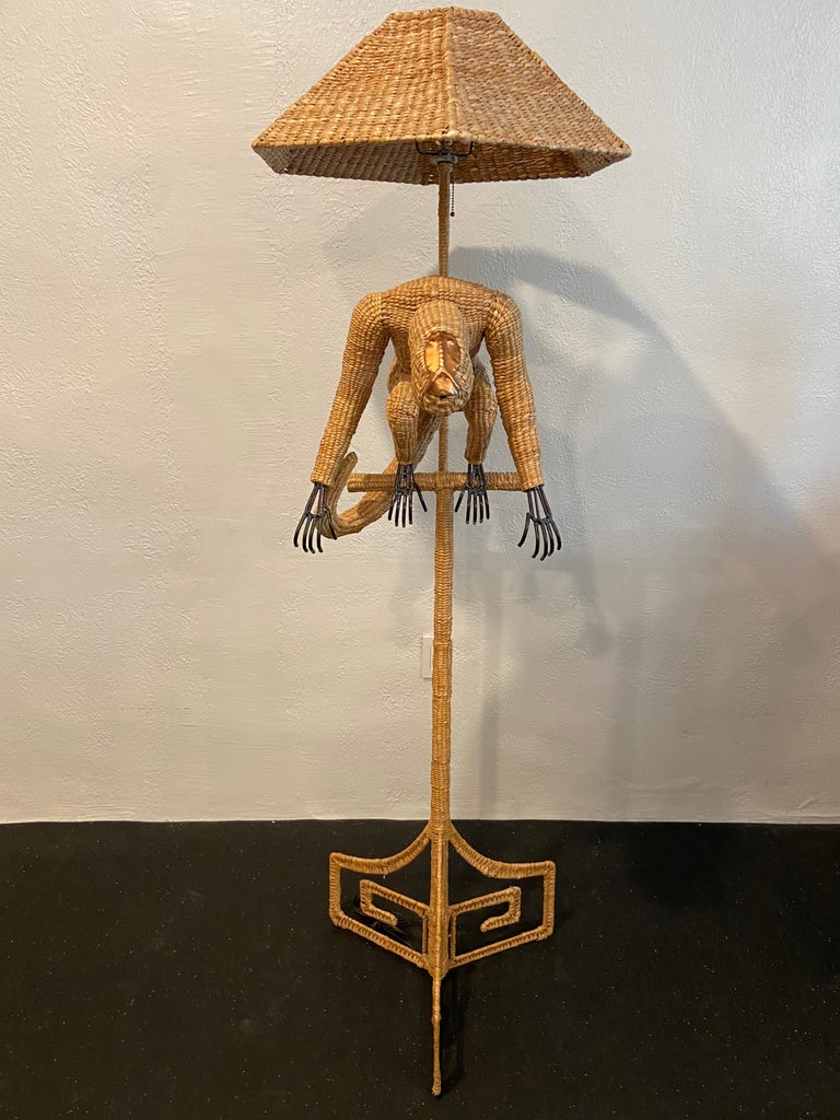Mario Lopez Torres Monkey Floor Lamp For Sale at 1stDibs