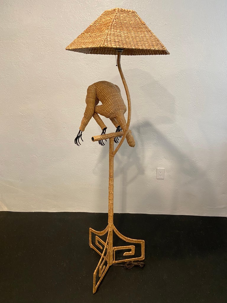 Mario Lopez Torres Monkey Floor Lamp For Sale at 1stDibs