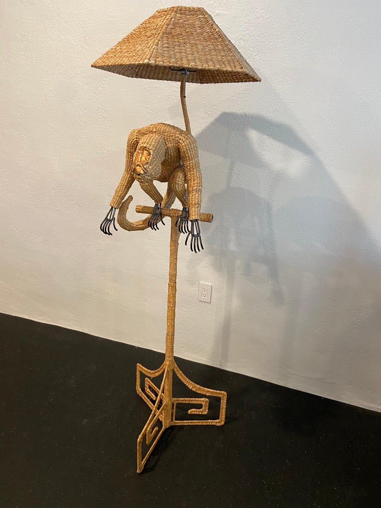 Mario Lopez Torres Monkey Floor Lamp For Sale at 1stDibs