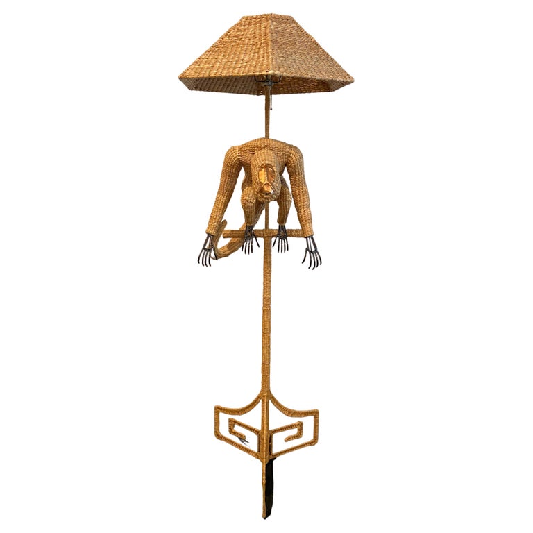 Mario Lopez Torres Monkey Floor Lamp For Sale at 1stDibs