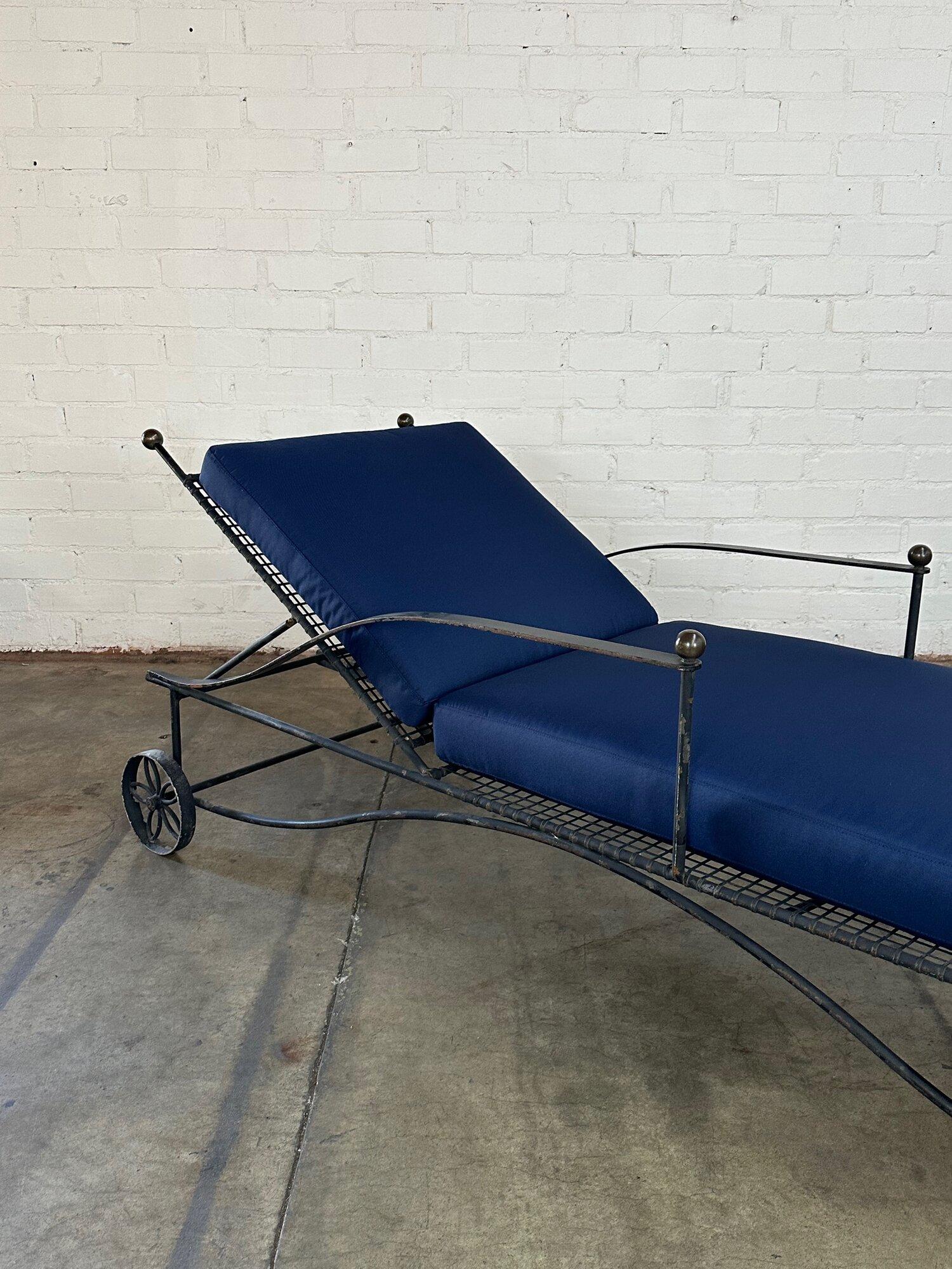 Mario Papperzoini style outdoor lounger For Sale at 1stDibs