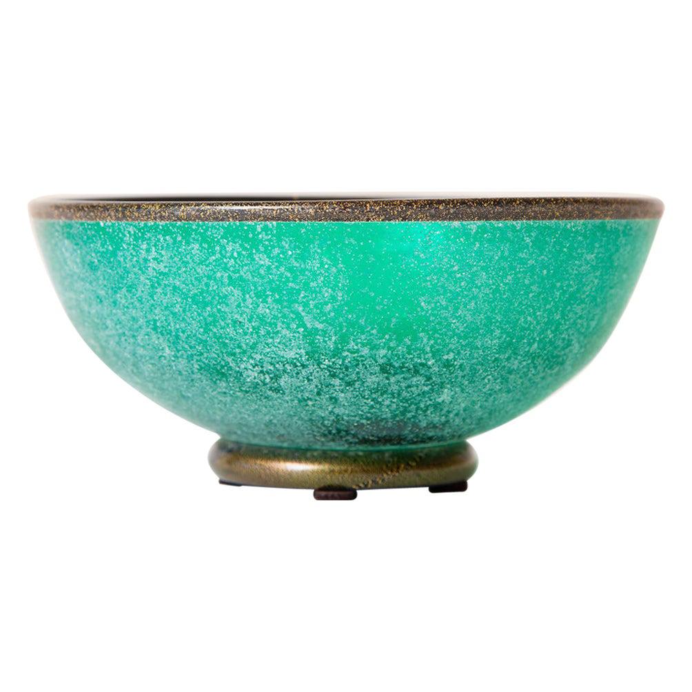 Green Geode Murano Bowl at 1stDibs