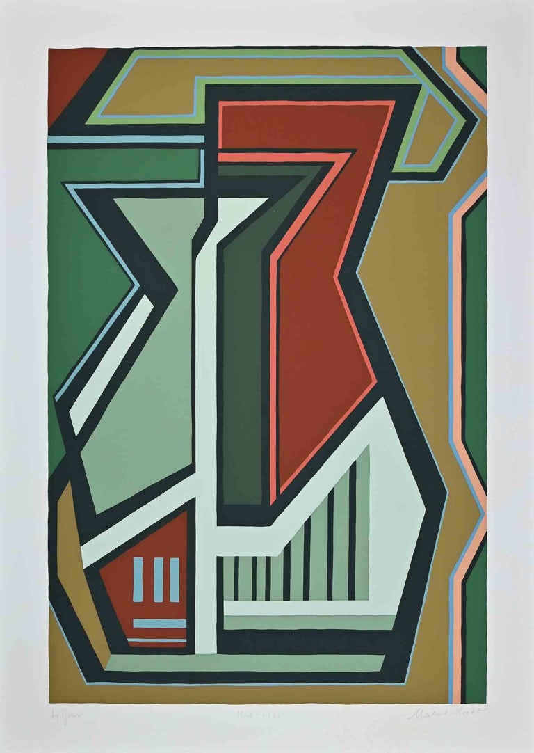 Mario Radice - Composition "A.N.F" - Screen Print by Mario Radice ...