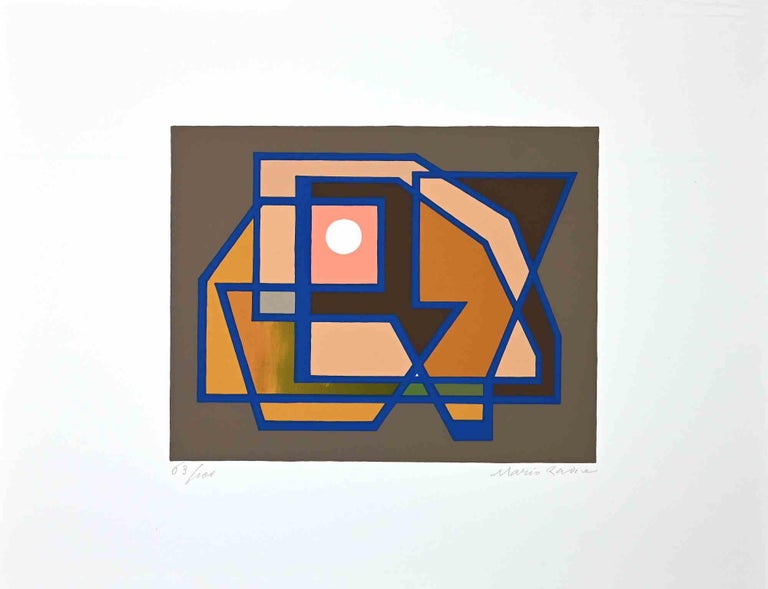 Mario Radice - The Sun - Original Screen Print by Mario Radice - 1964 ...