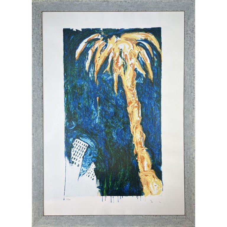 Mario Schifano - Mario Schifano - Palma - Hand-Signed Enamel ...