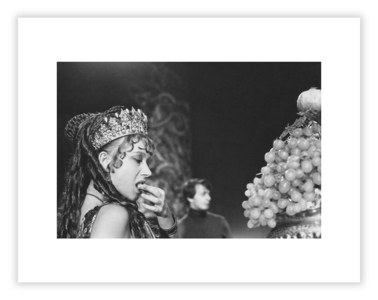 Helen Mirren as Caesonia eating grapes, Film set photograph by Mario ...