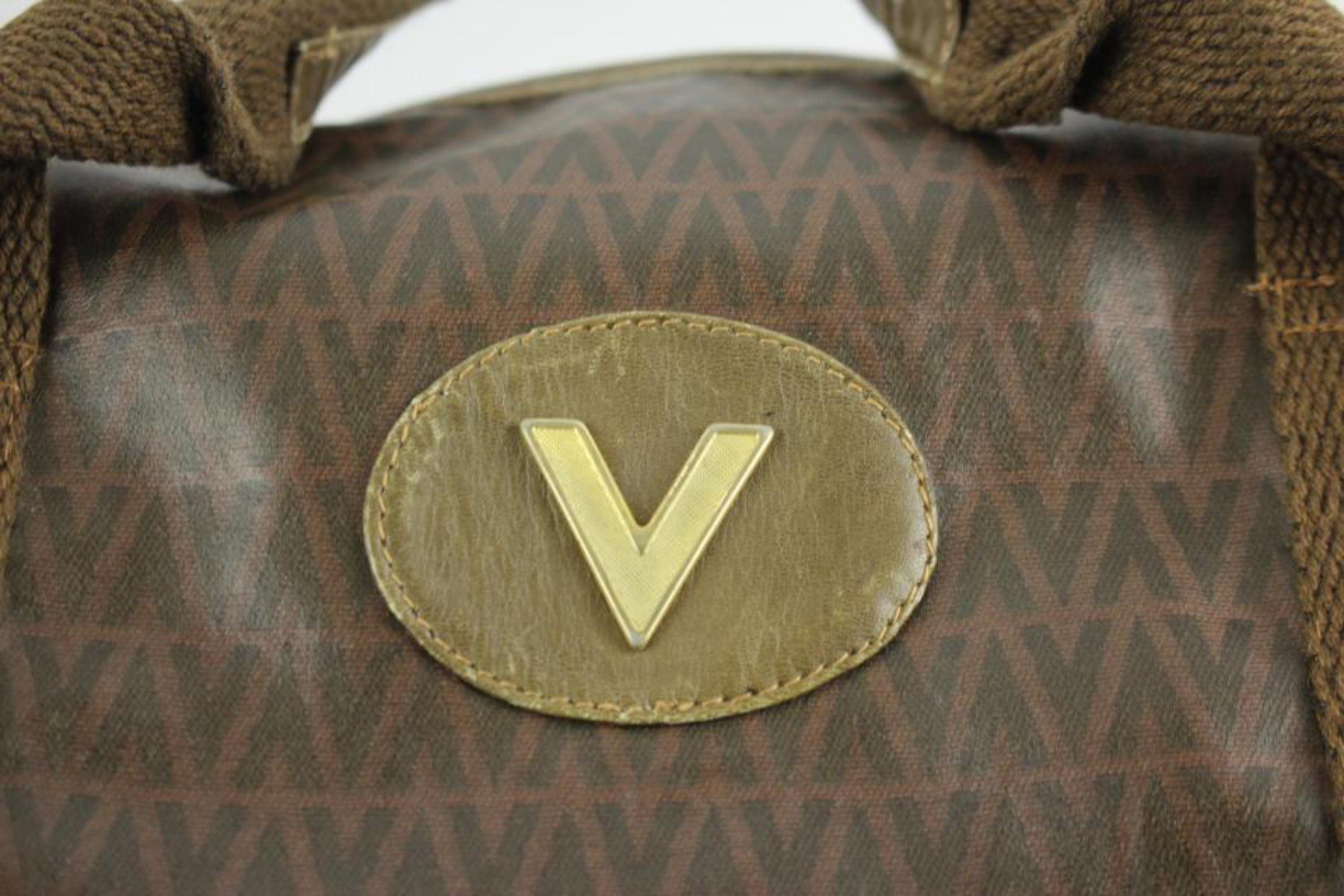 Mario Valentino Monogram Tote 20misa1025 Green Weekend/Travel Bag For ...