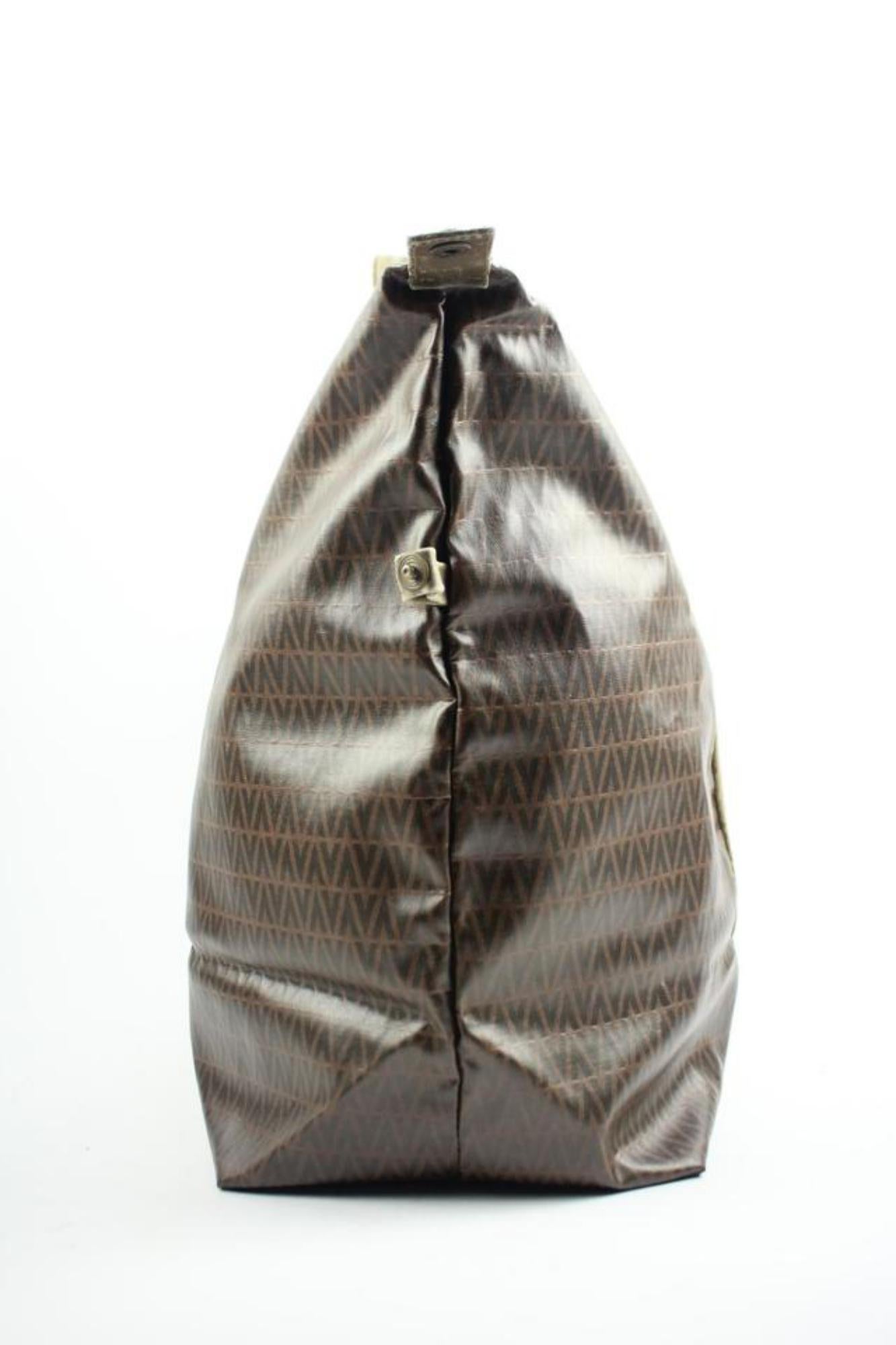 Mario Valentino Monogram Tote 20misa1025 Green Weekend/Travel Bag For ...