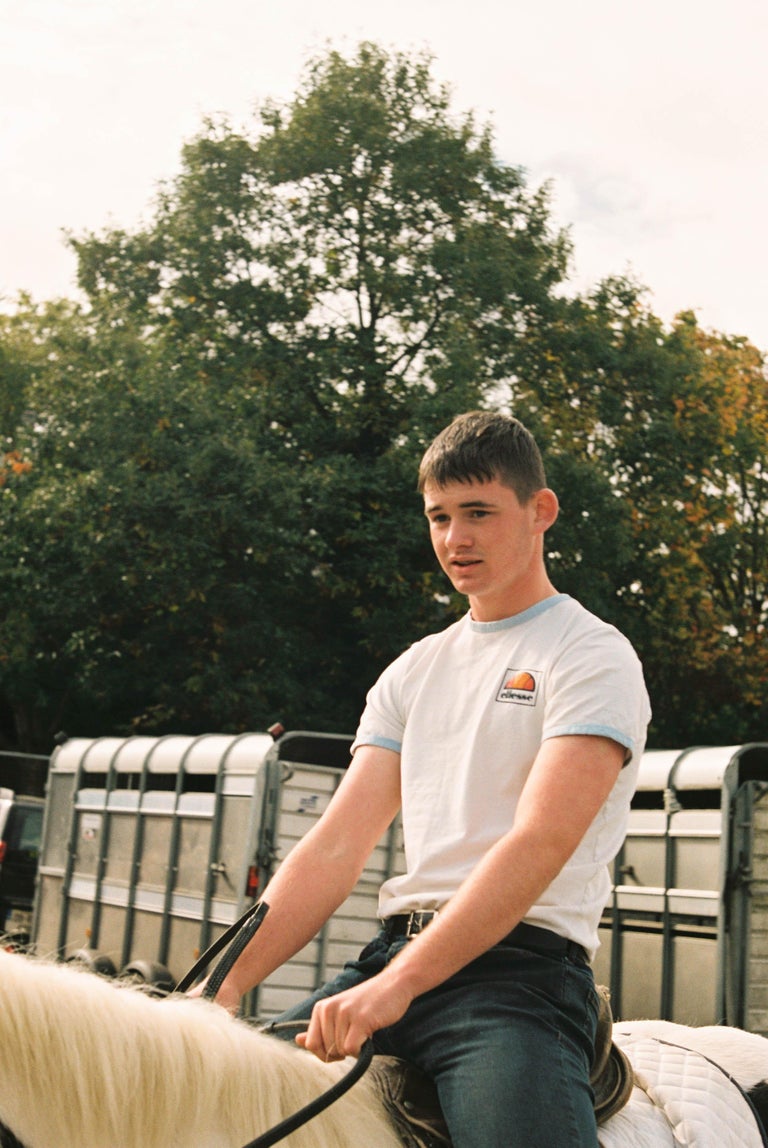 Marion Bergin - Teenager with Horse - Ballinasloe Horse Fair, Ireland ...